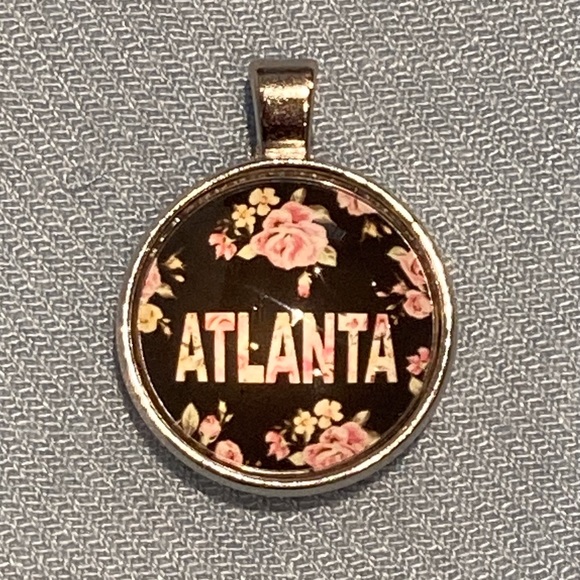 Jewelry | Atlanta Rose Necklace Charm | Poshmark